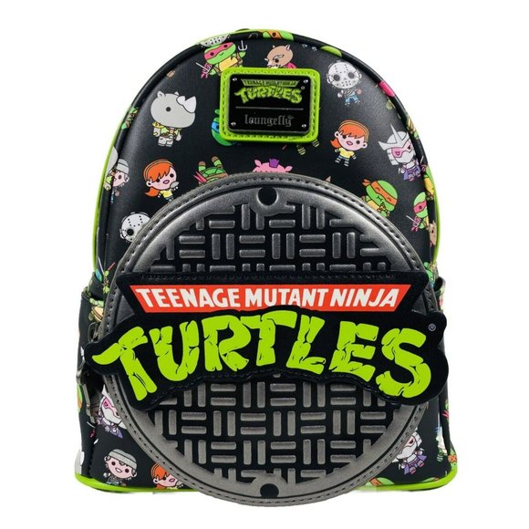 Loungefly | Bags | Loungefly Teenage Mutant Ninja Turtles Chibi Sewer ...